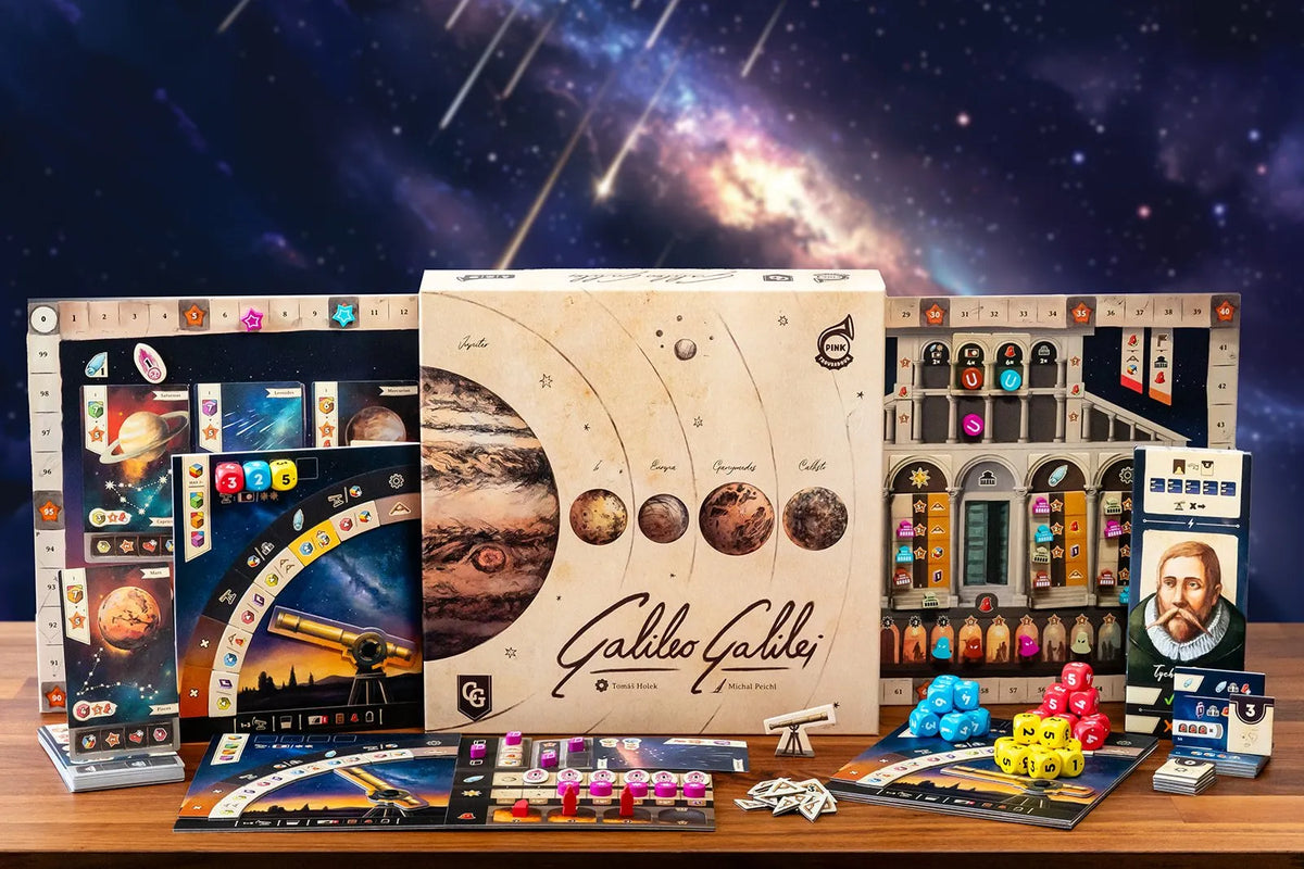 Galileo Galilei - Astronomy Discovery Euro Strategy Board Game | Elderwoods