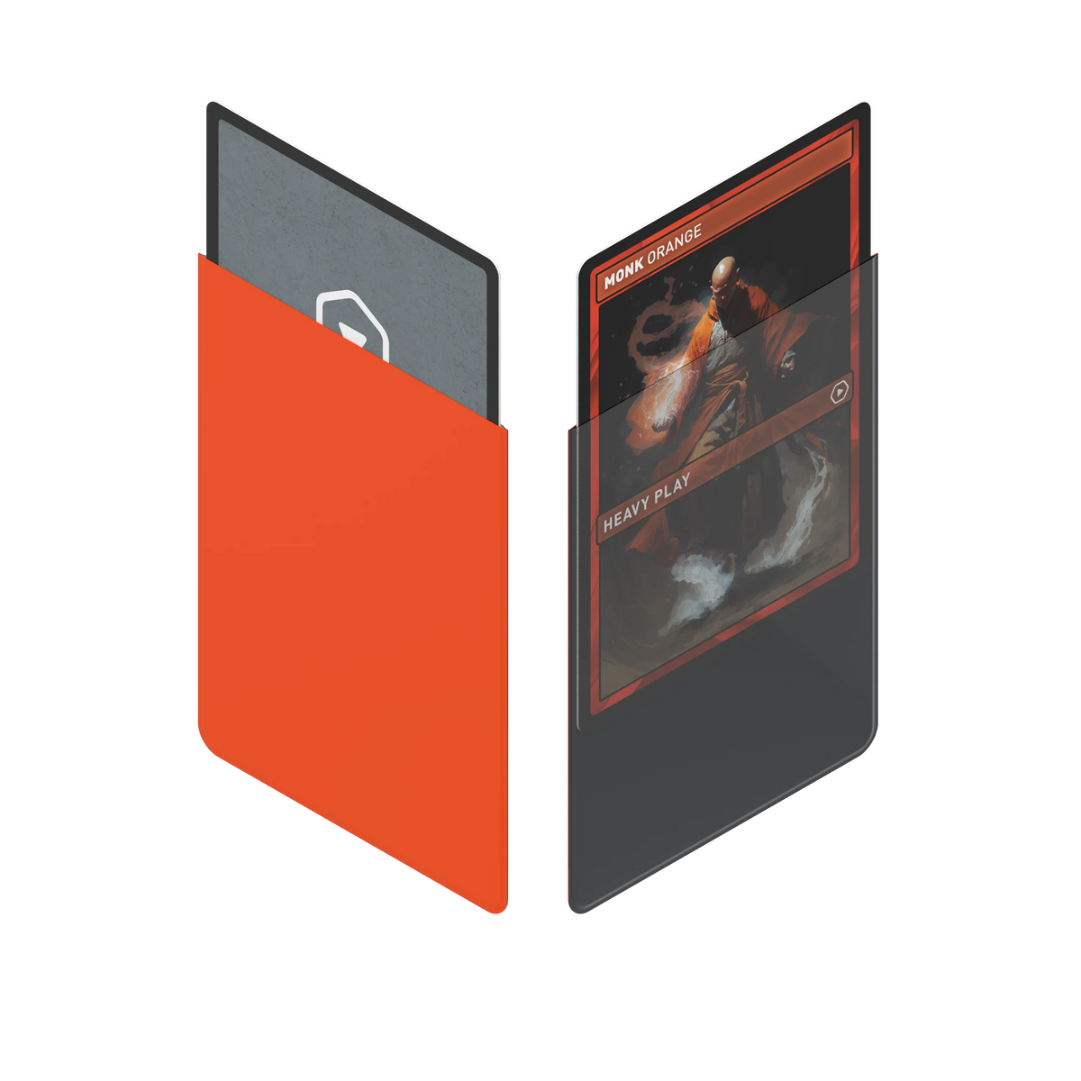 Heavy Play Curv Sleeves - Monk Orange - MTG Pokemon TCG Protection ...