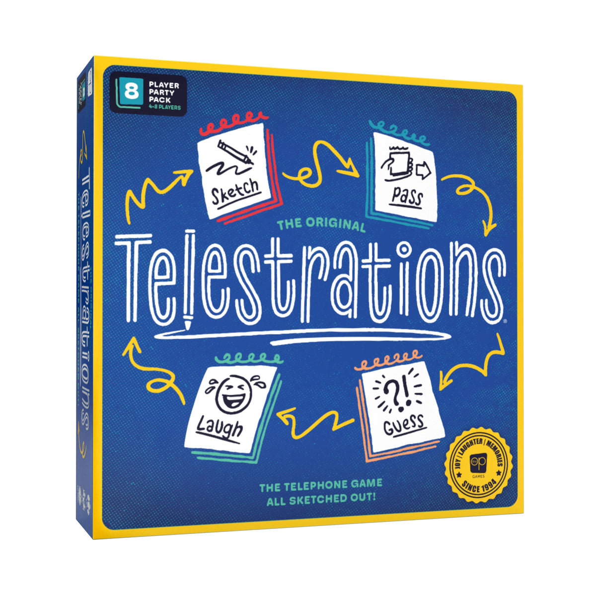 Telestrations 8 Player Party Pack - Drawing Party Game | Elderwoods
